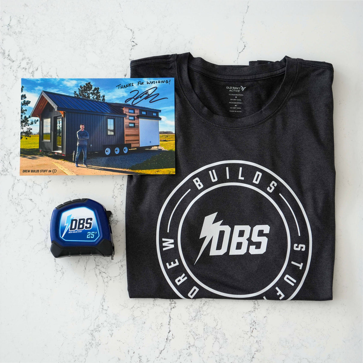 Drew Builds Stuff Merch Box Jan 2025 - Made by Drew